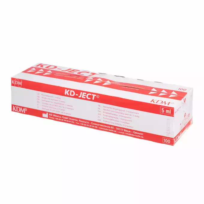 Strzykawka 2-częściowa Jednorazowego Użytku 5ml 100szt - Sklep i ...