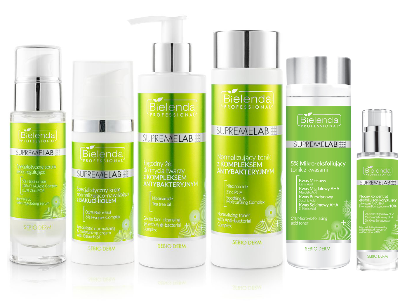 Zestaw Bielenda SupremeLab Sebio Derm - Kompleksowa Pielęgnacja